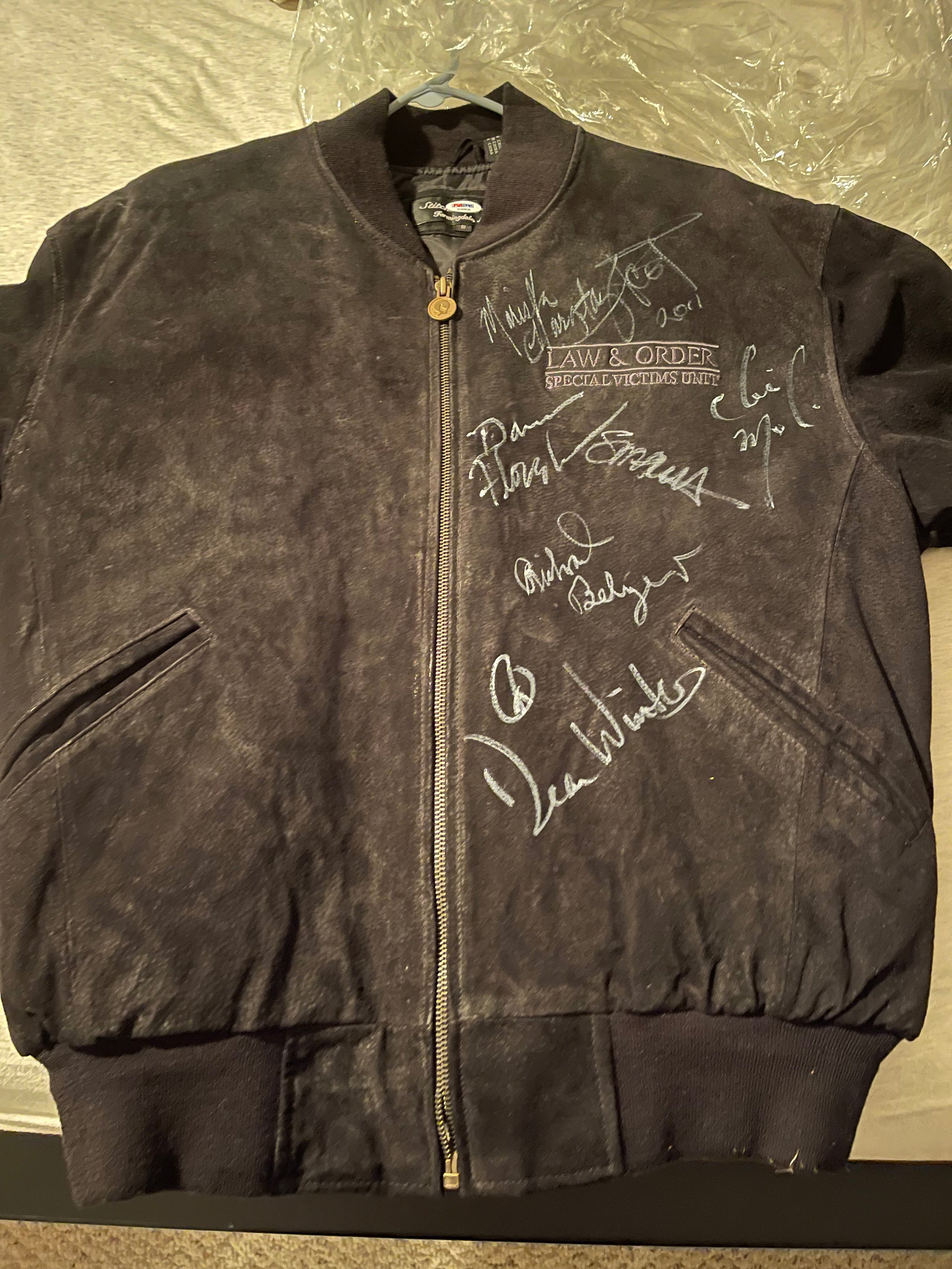 Law and Order SVU Cast Signed Jacket | Marked Out Collectibles